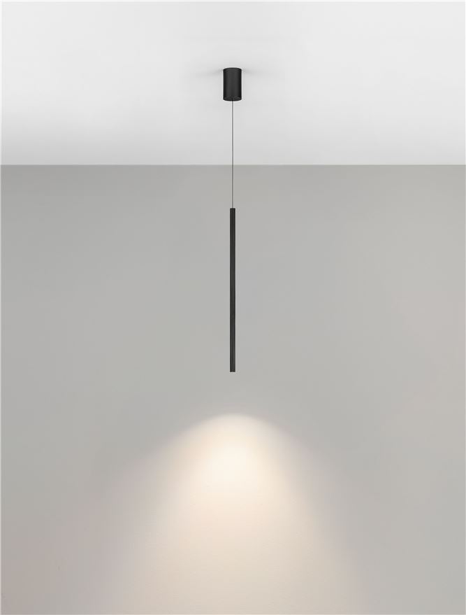 Nova Luce | Suspension - BRILLIA - Sandy Black Aluminium