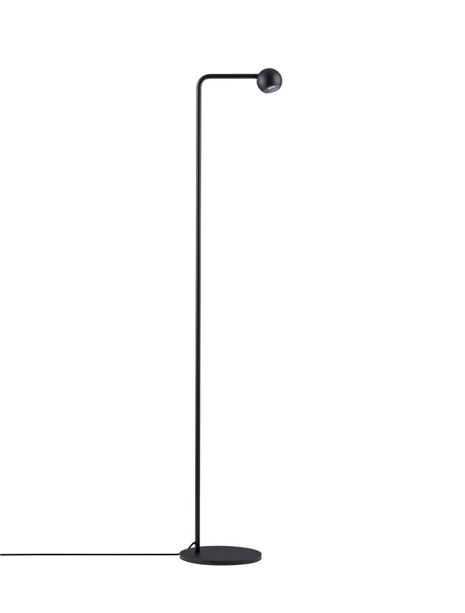 Nova Luce | Floor - SFERA - Sandy Black Aluminium & Steel Nova Luce | Floor - SFERA - Sandy Black Aluminium & Steel