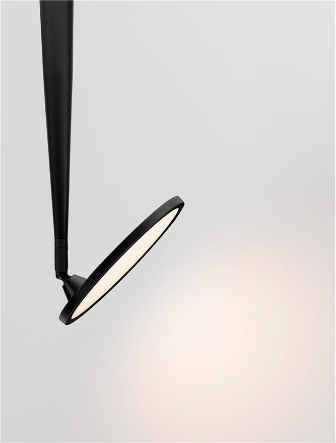 Nova Luce | Ceiling - EKEI - Sandy Black Aluminium